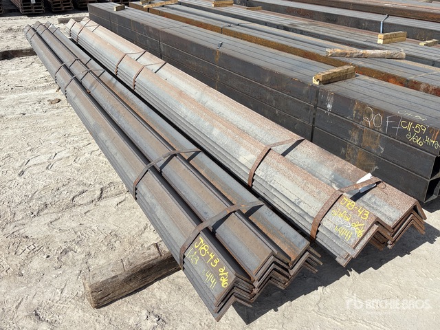 Quantity of (2) Bundles of 4 in x 4 in x 20 ft Angle Iron | Ritchie ...