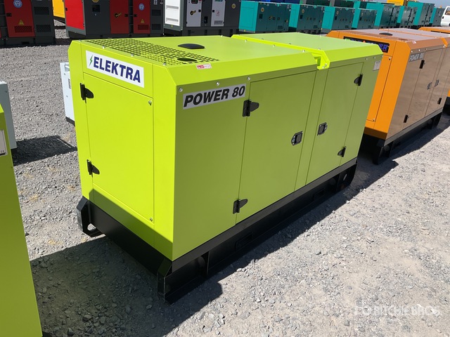 2025 Elektra EL80 80 kW Skid-Mounted Planta de Luz (Sin Usar ...