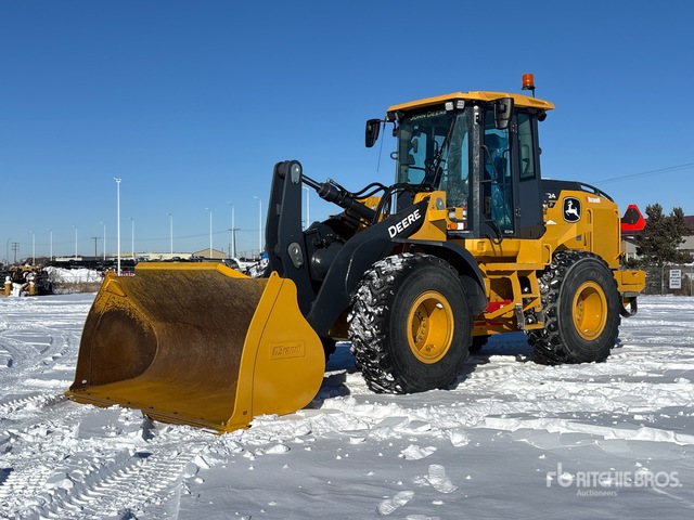 2021 John Deere 524 P-Tier Wheel Loader | Ritchie Bros. Auctioneers