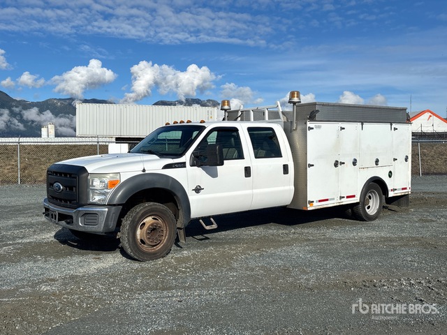 2011 Ford F-550 XL 4x2 Crew Cab Utility Truck | Ritchie Bros. Auctioneers