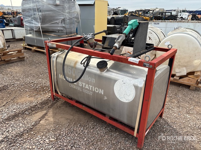 160 gal Skid Mounted Steel Diesel Fuel Tank | Ritchie Bros. Auctioneers