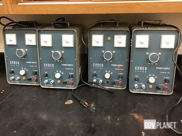 ONE LOT OF 4 CENCO POWER SUPPLY in Roanoke, Virginia, United States ...