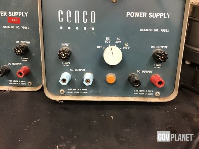 ONE LOT OF 4 CENCO POWER SUPPLY in Roanoke, Virginia, United States ...