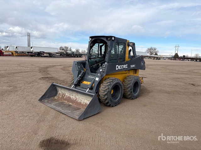 2019 John Deere 324G Two-Speed Skid Steer Loader | Ritchie Bros ...