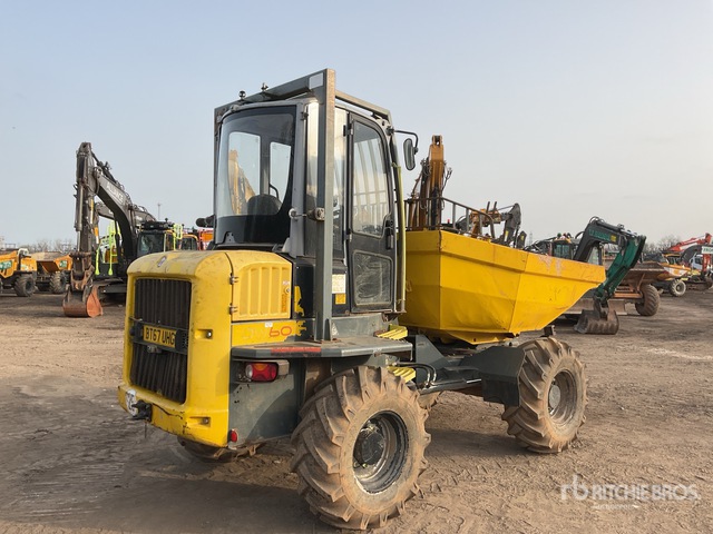 2017 Wacker Neuson DW60 6 ton 4x4 Swivel Cabbed Tombereau | Ritchie ...