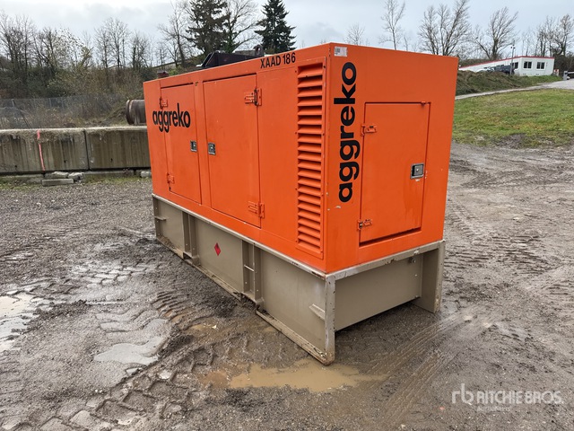 2001 Aggreko SHP/8035E 27 kW Skid-Mounted Groupe Electrogene Generator ...