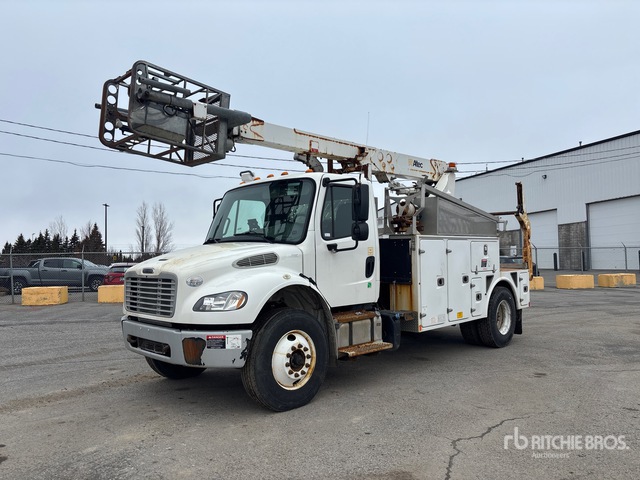 2017 Altec T40P 35 ft on 2018 Freightliner M2 106 4x2 Cable Placer ...
