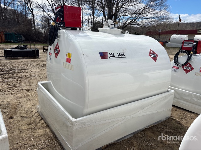 2026 AM Tank 1000 1050 gal Skid Mounted Steel Diesel Tanque de ...