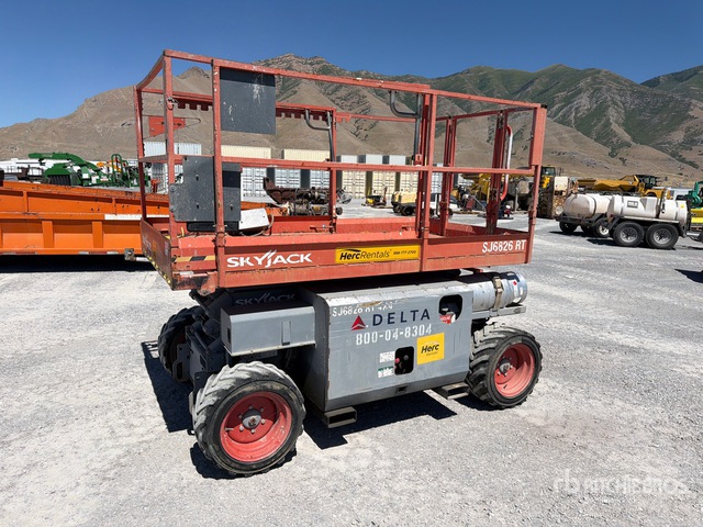 2015 Skyjack SJ6826 RT 4x4 Dual Fuel Scissor Lift | Ritchie Bros ...