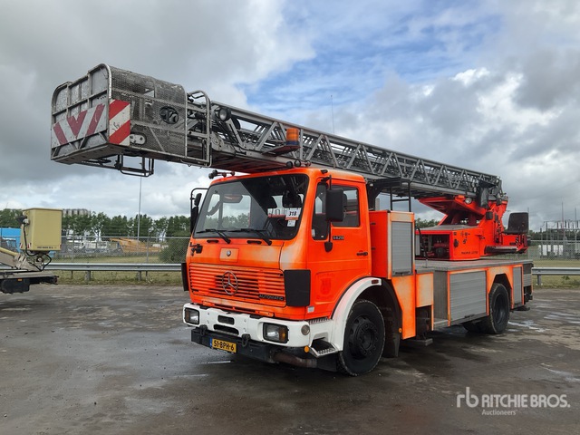 1991 Mercedes-Benz 1428F 4x2 Turntable Ladder Fire Truck | Ritchie Bros ...