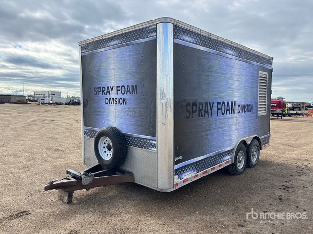 2014 16 ft T/A Spray Foam Trailer Enclosed Trailer | Ritchie Bros ...