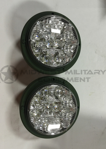 LED Lights M998 Humvee LED SIDE MARKER KIT Red Amber Military Truck 24V ...