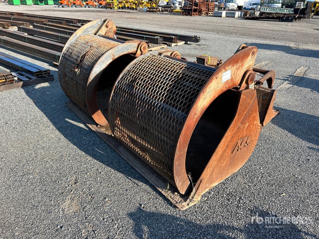 ACS Pro Series 2000 108 in 2.5 cyd Trash Grapple Wheel Loader Bucket ...