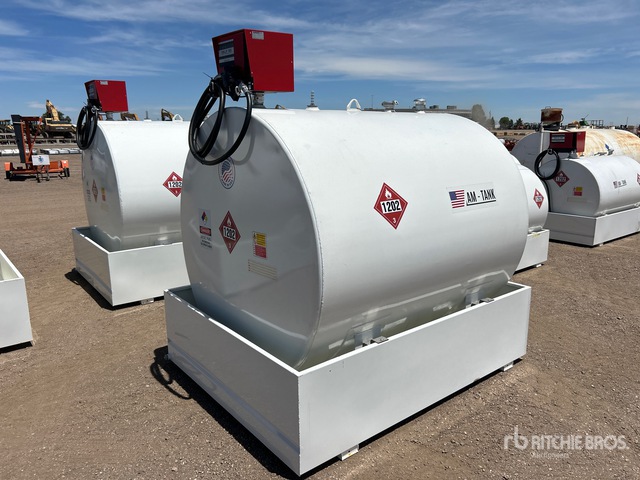 2026 AM-Tank 1000 1000 gal Skid Mounted Steel Diesel Fuel Tank (Unused ...