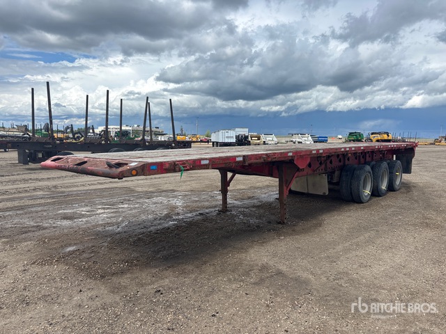 2008 Doepker PT11466S 40 ft Tri/A Flatbed Trailer | Ritchie Bros ...