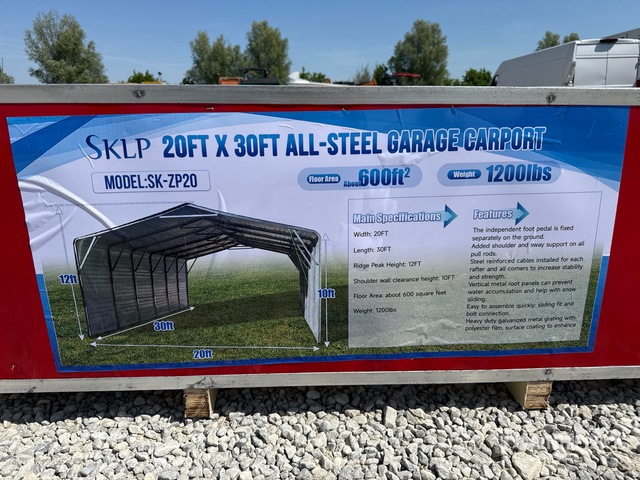 2026 SKLP SK-ZP20 All-Steel Garage Carport Tents and Tent Components ...
