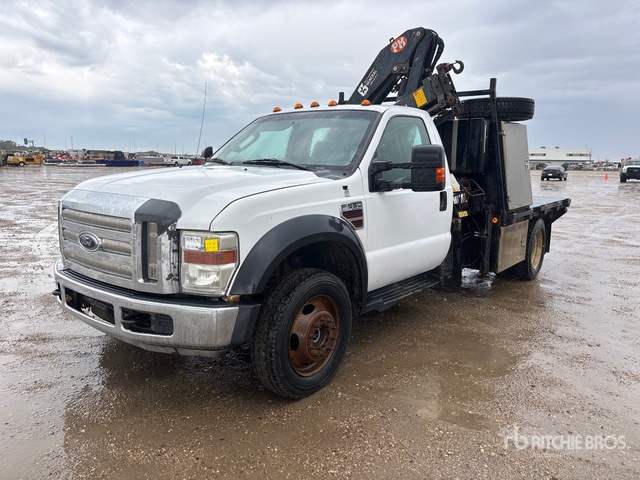 PM Series 6 3000 kg Knuckle Boom on 2008 Ford F-550 XLT 4x4 Crane Truck ...