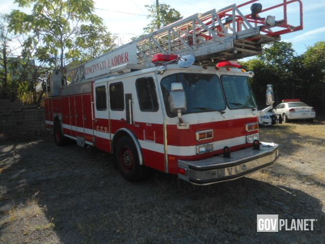 1998 E-one Federal motors Ladder truck G115 Aerial ladder 100 Aerial ...