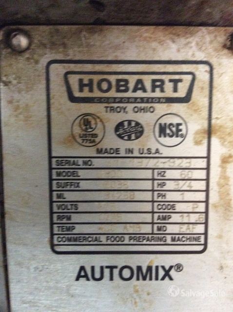 Batidora Hobart D300 - ID 11 in San Nicolás de los Garza, Nuevo León ...