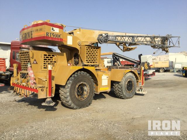 1999 Grove RT500C Rough Terrain Crane in Doha, DOHA, Qatar (IronPlanet ...