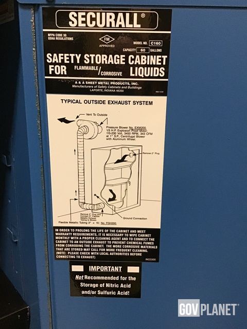 Securall Safety Storage Cabinet For Flammable Liquids | Cabinets Matttroy