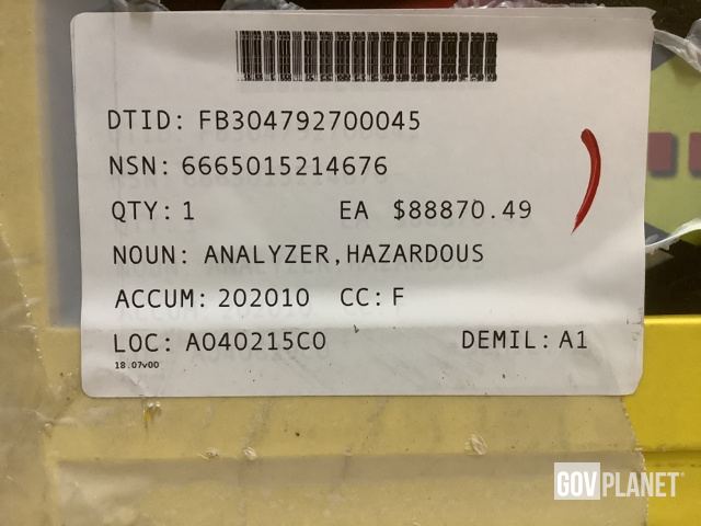 Surplus Smiths 023-1005 HazmatID Command System in North Las Vegas ...