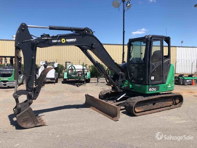 2016 (unverified) John Deere 60G Mini Excavator in Stockton, California ...