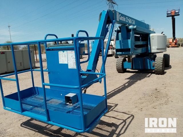 1995 Genie Z-60/34 2WD Diesel Articulating Boom Lift, Boom Lift