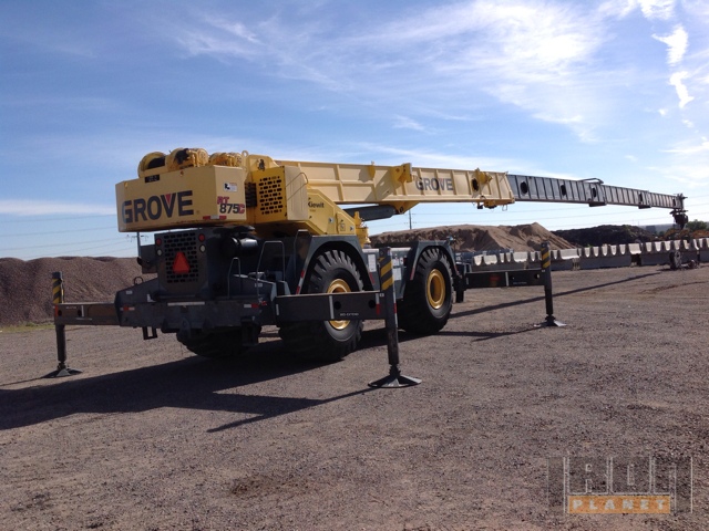 2002 Grove RT875C Rough Terrain Crane in Aurora, Colorado, United ...
