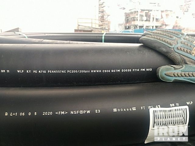 Poly Pipe, 4in, HDPE, SDR 11, 8 Spools (500ft ea), 4,000ft, UNUSED in ...