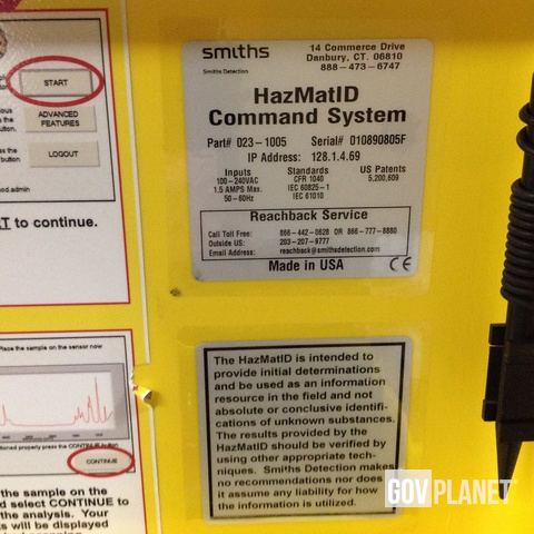 Smiths HazMatID Command System in Richmond, Virginia, United States ...