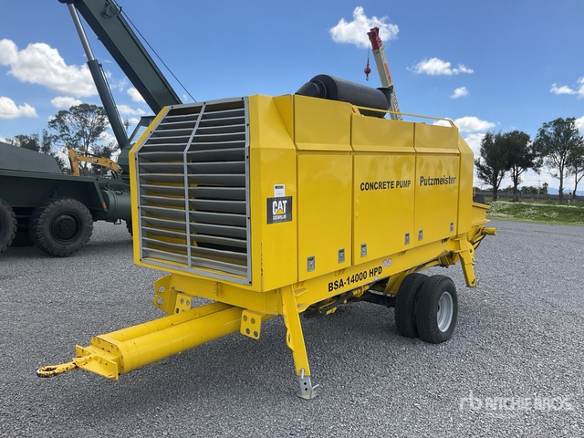 2002 Putzmeister BSA-1400HPD Concrete Pump | Ritchie Bros. Auctioneers