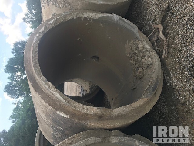 Qty of (2) - 96 In. x 71 in Inside diameter Concrete Culvert in Baton ...