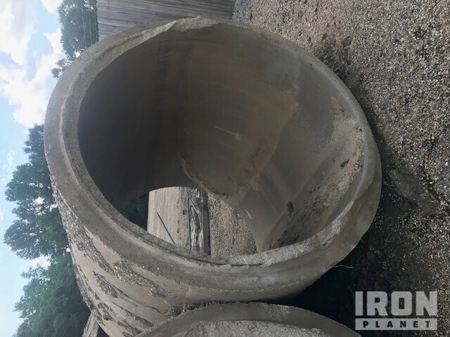 Qty of (2) - 96 In. x 71 in Inside diameter Concrete Culvert in Baton ...