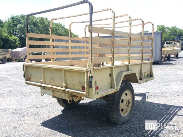 Surplus 1960 US ARMY Tank Automotive Command M105A2 Cargo Trailer in ...