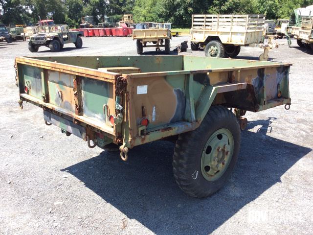 Surplus 1965 US ARMY Tank Automotive Command M105A2 Cargo Trailer in ...