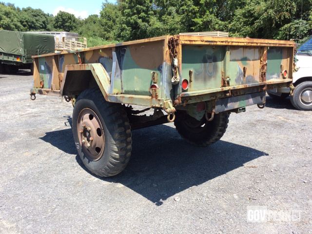Surplus 1965 US ARMY Tank Automotive Command M105A2 Cargo Trailer in ...