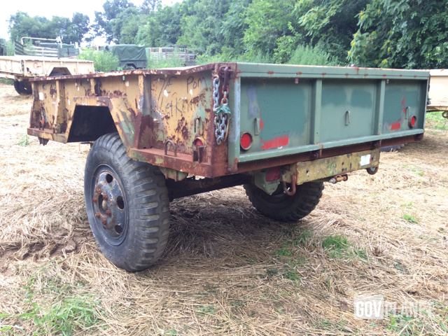 Surplus US ARMY Tank Automotive Command M105A2 Cargo Trailer in ...