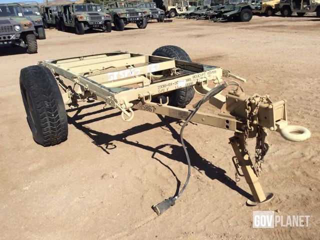 US ARMY Tank Automotive Command M116A3 S/A Trailer Chassis in Yermo ...