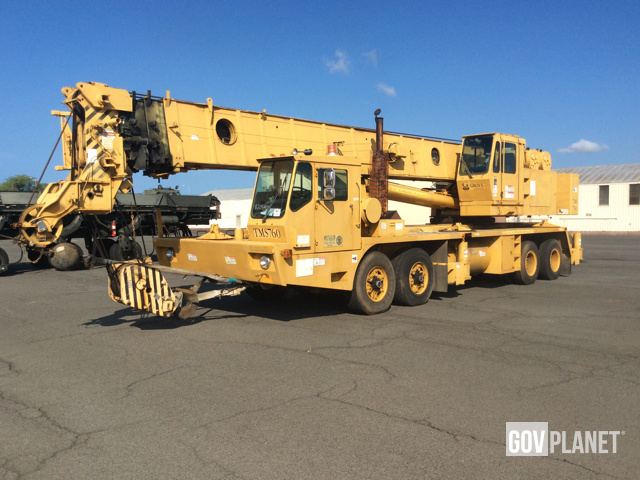 Surplus 1995 Grove TMS-760 Hydraulic Truck Crane in Kapolei, Hawaii ...