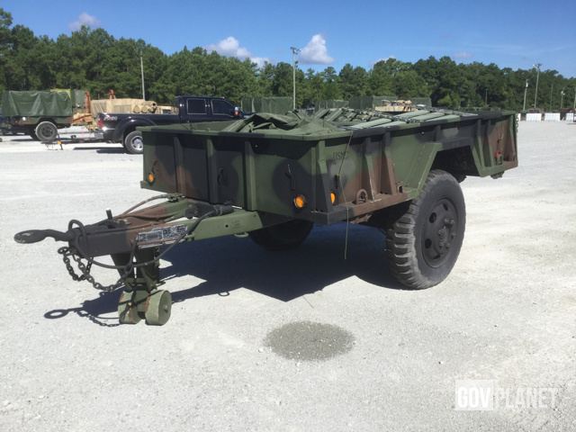 Surplus US ARMY Tank Automotive Command M105A2 Cargo Trailer in Camp ...