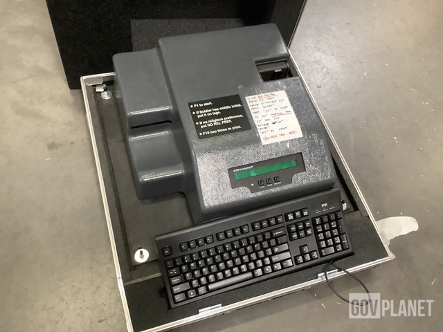 Surplus (2) NewBold 320 Addressograph Embossing Machines in North Las ...