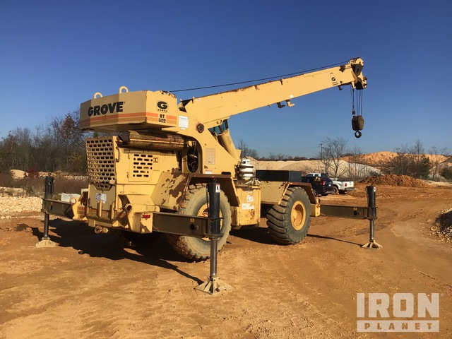 1986 Grove RT522 44000 lb Rough Terrain Crane in Port Deposit, Maryland ...