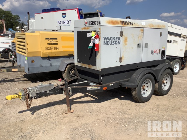 2016 Wacker Neuson G50 48 kVA Mobile Gen Set in Humble, Texas, United ...
