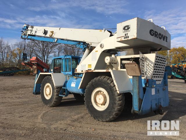 1989 Grove RT-58D Rough Terrain Crane in Liverpool, New York, United ...