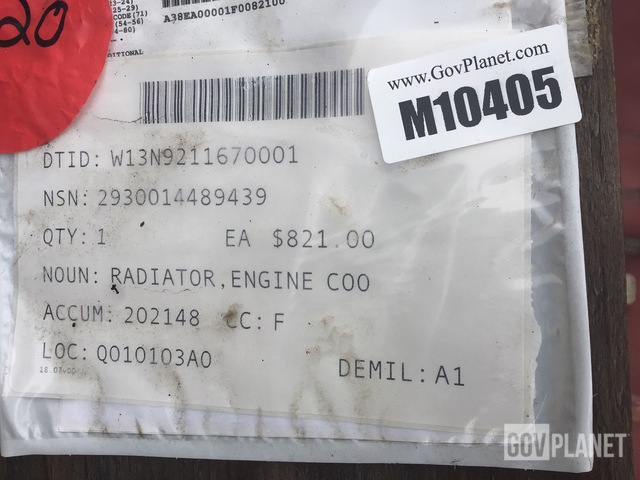 Surplus T.RAD 6039515 Engine Coolant Radiator in Chambersburg ...