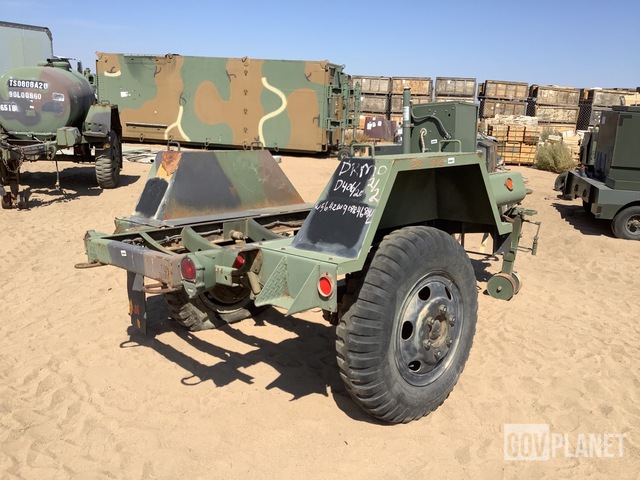 Surplus Fruehauf M149 Water Tank Trailer Chassis in Doyle, California ...