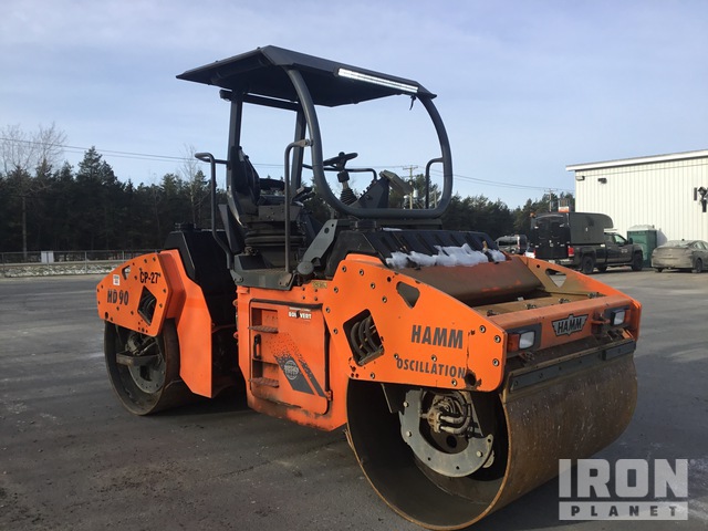2006 Hamm HD90 Double Drum Roller in Saint-Étienne-des-Grès, Quebec ...