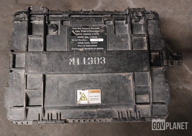 Surplus (4) Pelican USMC General Mechanics Tool Box (Tools not included ...