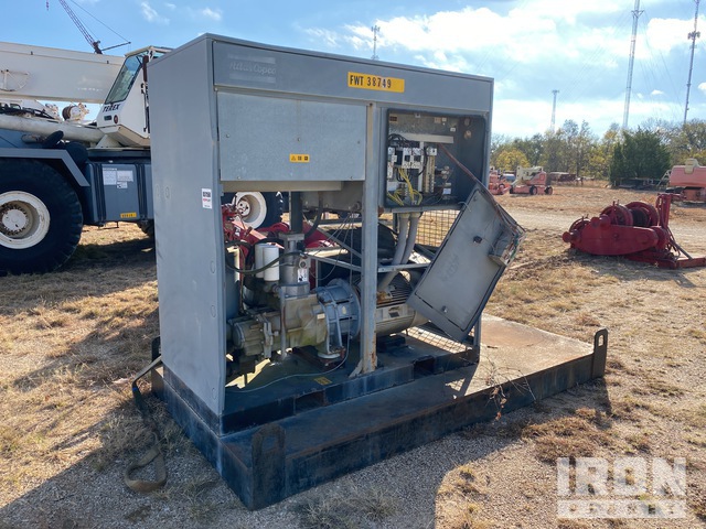2000 Atlas Copco GA55 307 cfm Skid Mounted Electric Air Compressor in ...